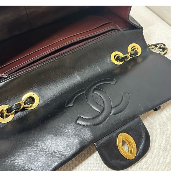 CHANEL | Bags | Chanel Vintage Lambskin Maxi Cc Single Flap Bag | Poshmark